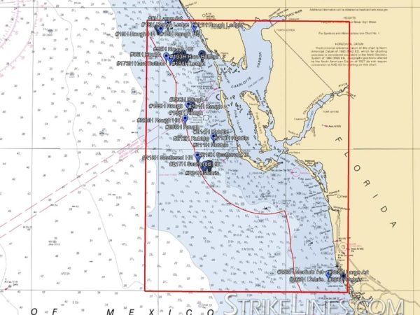 Alabama Public Reefs – StrikeLines Fishing Charts