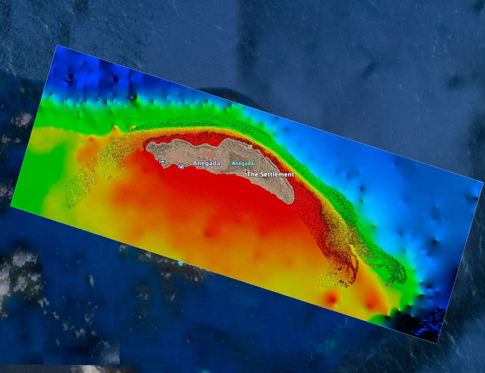 3D British Virgin Islands BVI – Anegada – StrikeLines Fishing Charts