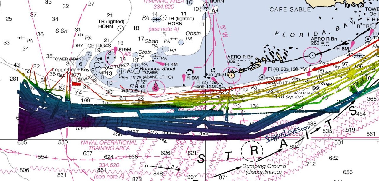 3D Florida Keys Deep – StrikeLines Fishing Charts