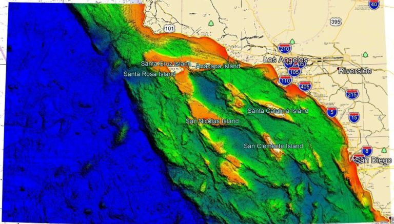 3D Southern California – StrikeLines Fishing Charts
